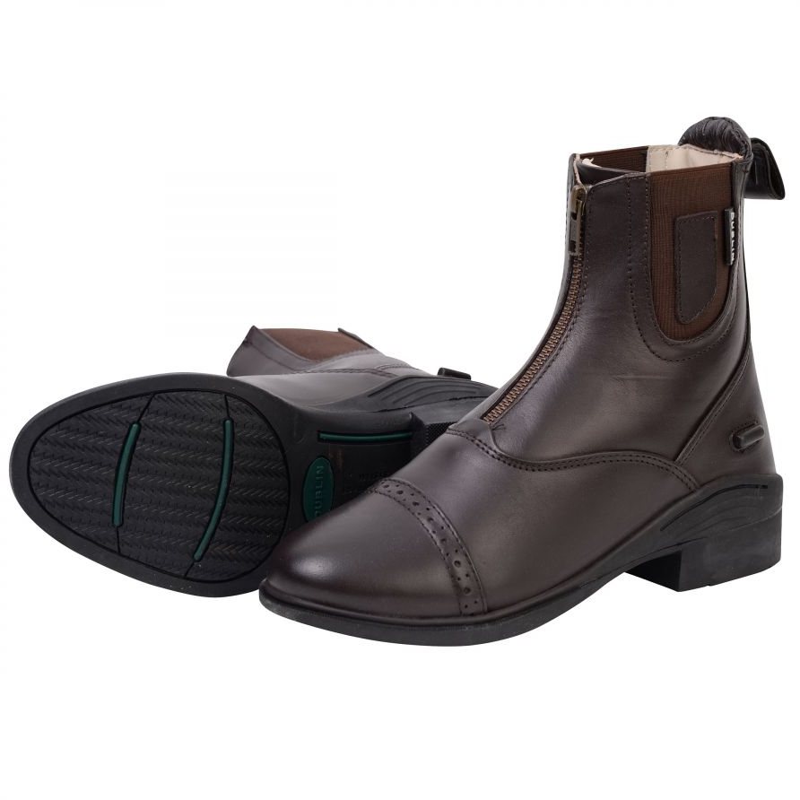 Dublin Evolution Front Zip Paddock Boot - Jodhpur Boots - Unicorn Saddlery
