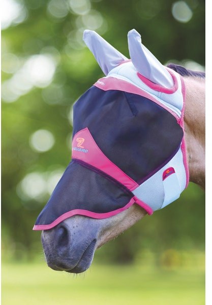 Shires Air Motion Fly Mask with Ears & Nose - Fly Masks & Nets ...