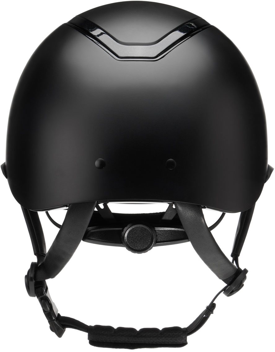 EQX Kylo Wide Peak Riding Hat - Black Matte/Black Gloss - Riding Hats ...