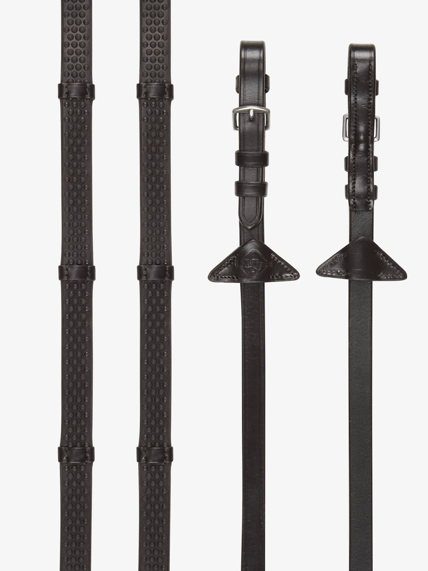 LeMieux Soft Rubber Reins with Stoppers - Reins - Unicorn Saddlery
