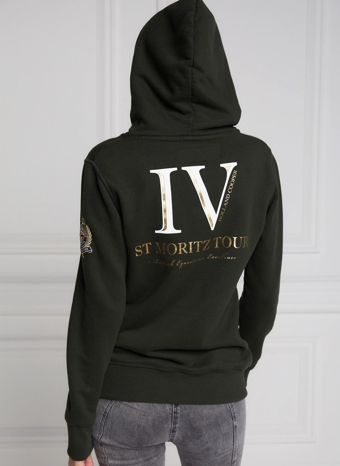 Holland Cooper HC Heritage Hoodie - Racing Green - Jumpers ...