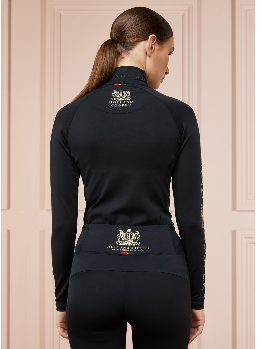 Holland Cooper Base Layer - Black - Base Layers - Unicorn Saddlery