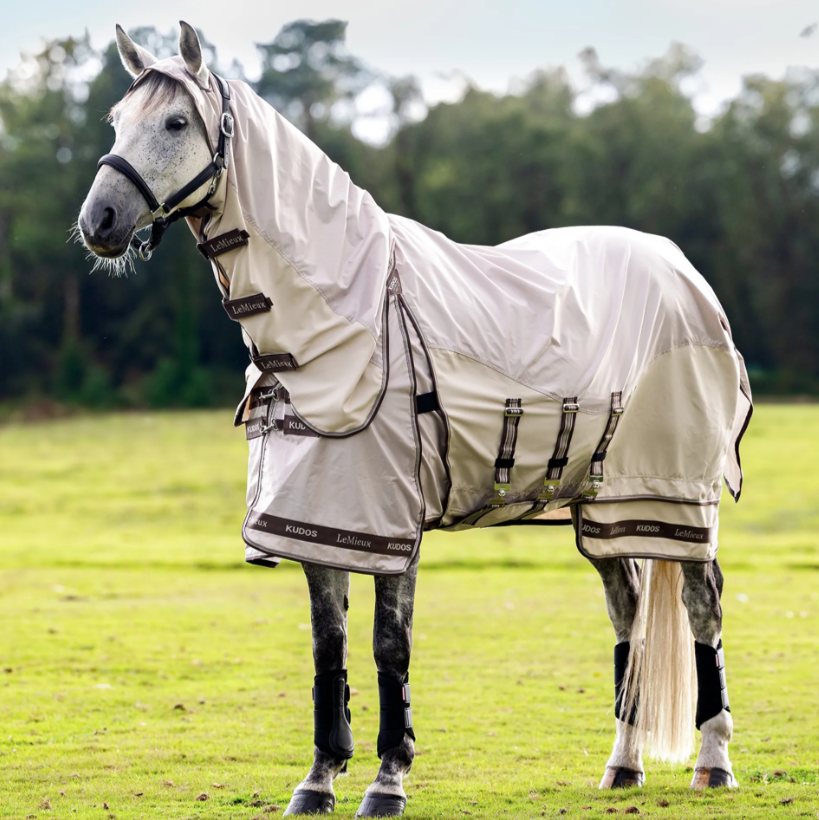 LeMieux Kudos Shower Pro Sweet Itch Rug - Stone - Fly Rugs & Sheets ...