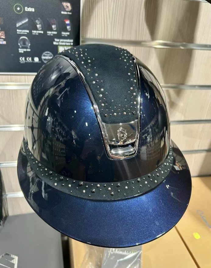 Samshield Miss Shield Shadowglossy V2 - Blue - Pearl Drop - Riding Hats ...